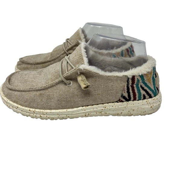 Hey Dude | Shoes | Hey Dude Wendy In Funk Wool Beige Womens Size 7 ...